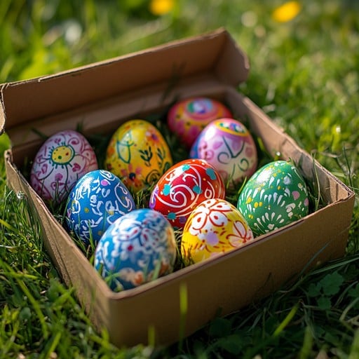 Free Colorful Easter Eggs Image - Easter, Eggs, Colorful | Download at StockCake