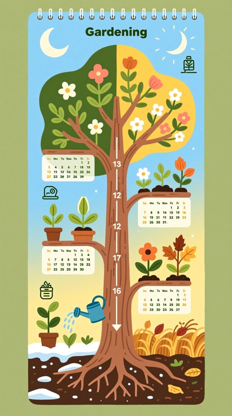 Free Seasonal Gardening Guide Image - Gardening, Calendar, Seasonal ...