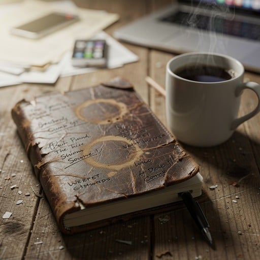 Free Coffee Fueled Creativity Image - Notebook, Journal, Coffee ...