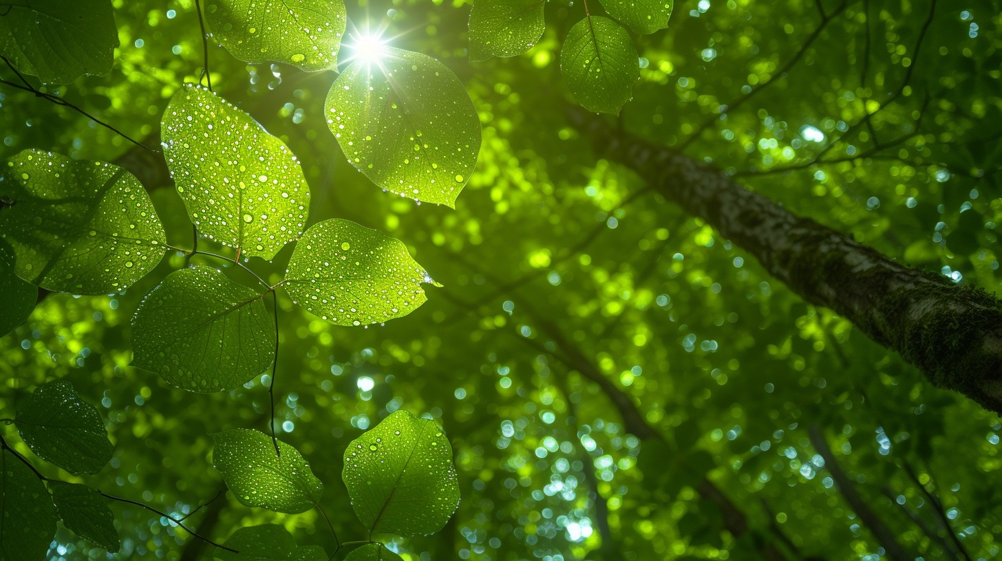 Free Sunlit Foliage Canopy Photo - Sunlight, Leaves, Green | Download at StockCake