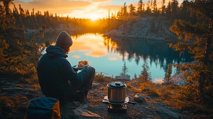 Free Sunrise Lake Camping Image Sunrise Camping Lake Download At