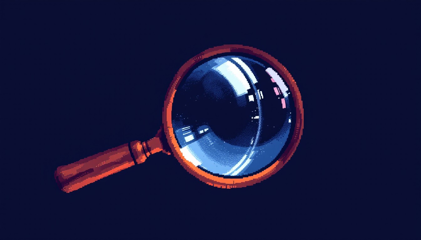 Free Pixelated Magnifying Glass Image - Pixel, Magnifier, Lens ...