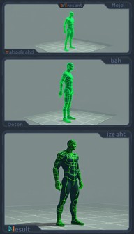 Free Character Model Evolution Image - Wireframe, Modeling, Character ...