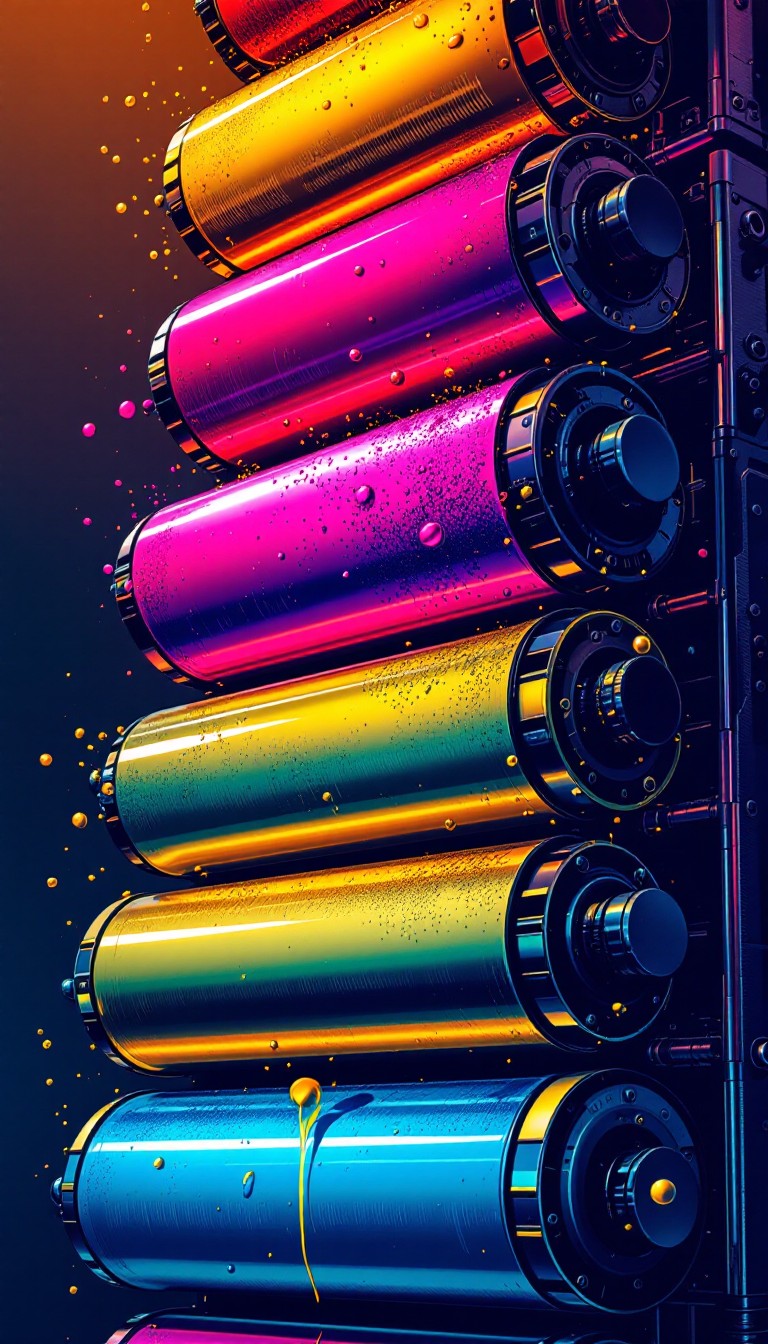 Free Vibrant Printing Rollers Image - Printing, Rollers, Machinery ...