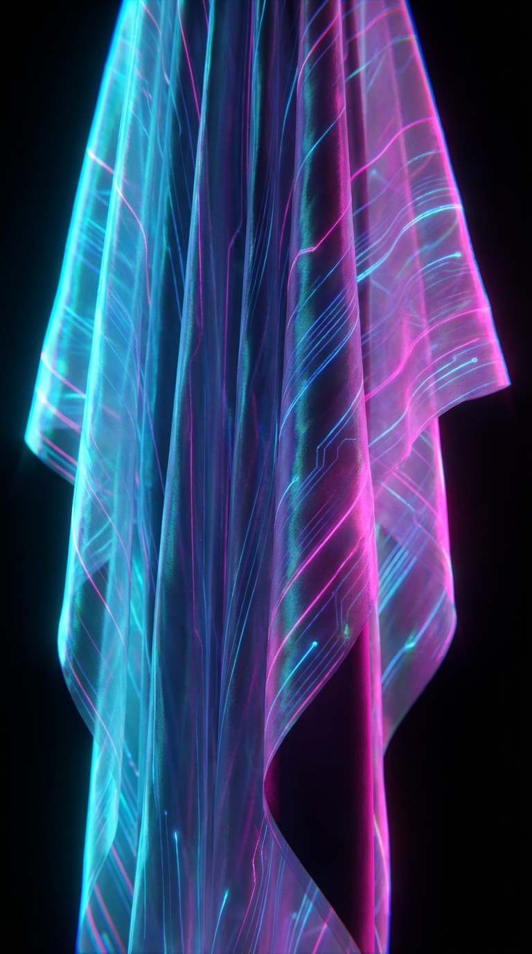 Free Neon Fabric Flow Image - Neon, Cyberpunk, Fabric | Download at ...