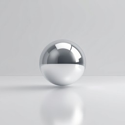 Free Floating Chrome Sphere Image - Chrome, Sphere, Reflection ...