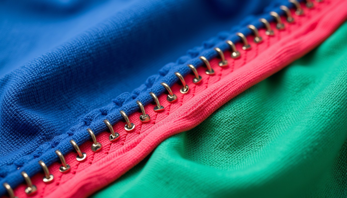 Free Vibrant Zipper Detail Image - Zipper, Fabric, Blue | Download at ...