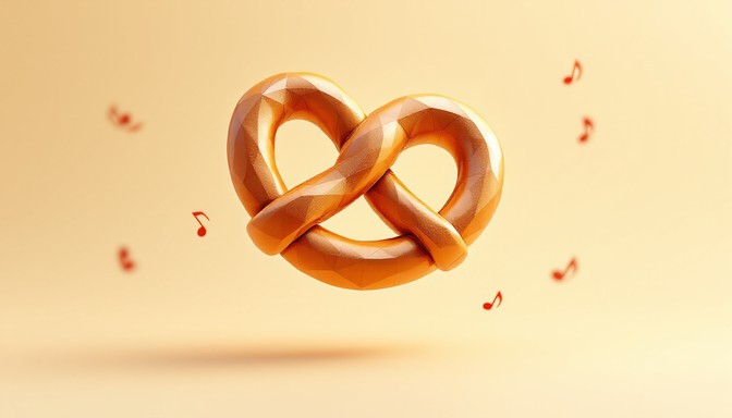 Free Musical Pretzel Symphony Image - Pretzel, Musical, Geometric ...