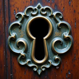 Free Ornate Vintage Keyhole Image - Keyhole, Antique, Brass | Download ...