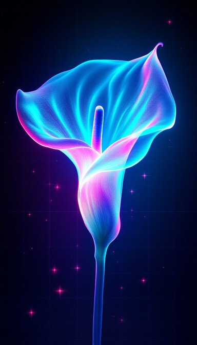 Free Neon Lily Dreams Image - Cyberpunk, Holographic, Neon | Download ...