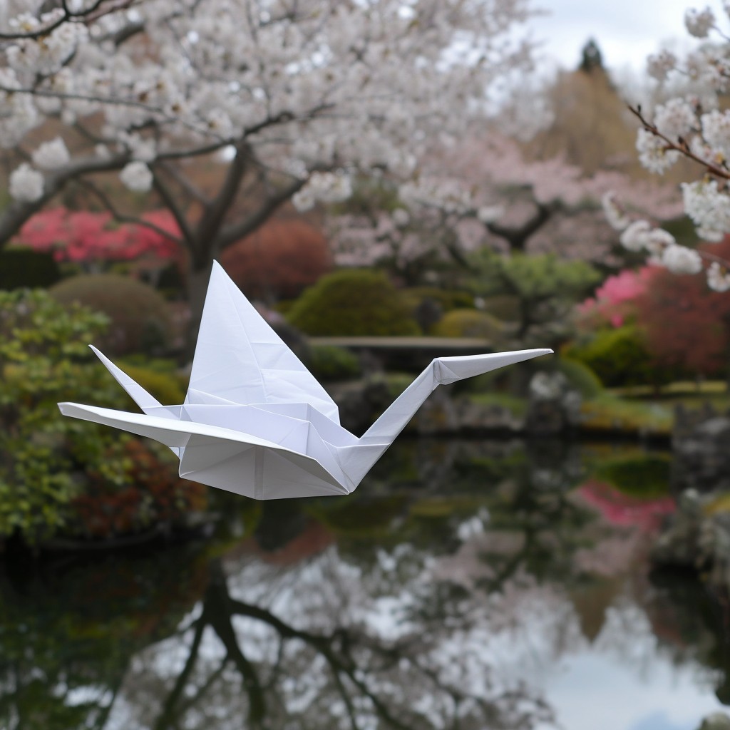 Free Origami Crane Bloom Photo - Origami, Crane, Blossom | Download at ...