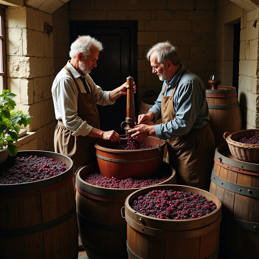 Free Traditional wine making Image - Winemaking, Vintage, Grapes ...