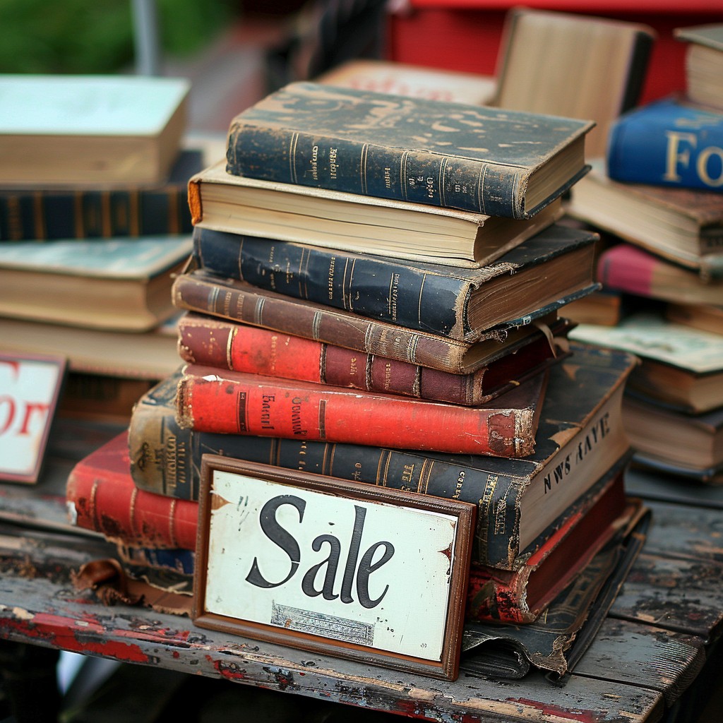 Free Books on Sale Image - Books, Sale, Vintage | Download at StockCake
