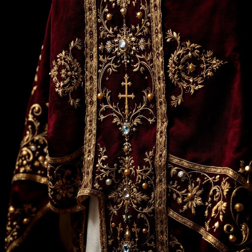 Free Ornate Burgundy Vestment Image | Download at StockCake