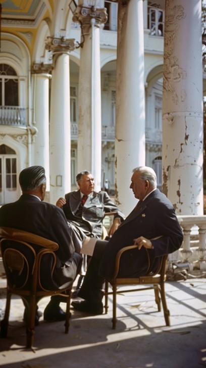 Free Historical Strategic Meeting Image Meeting History Discussion