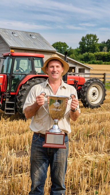 Free Harvest Season Victory Image - Farmer, Trophy, Agriculture ...
