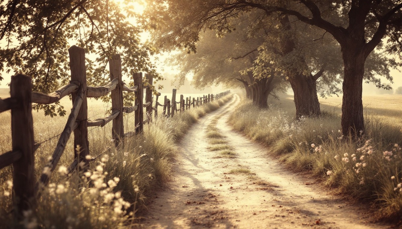 Free Misty Country Path Image - Path, Countryside, Misty | Download at ...