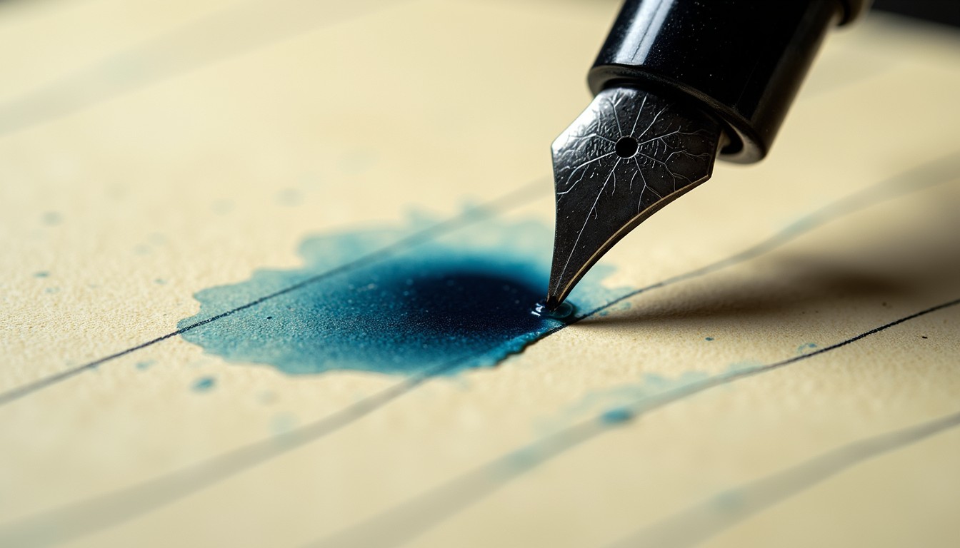 Free Ink meets paper Image - Fountain, Pen, Nib | Download at StockCake