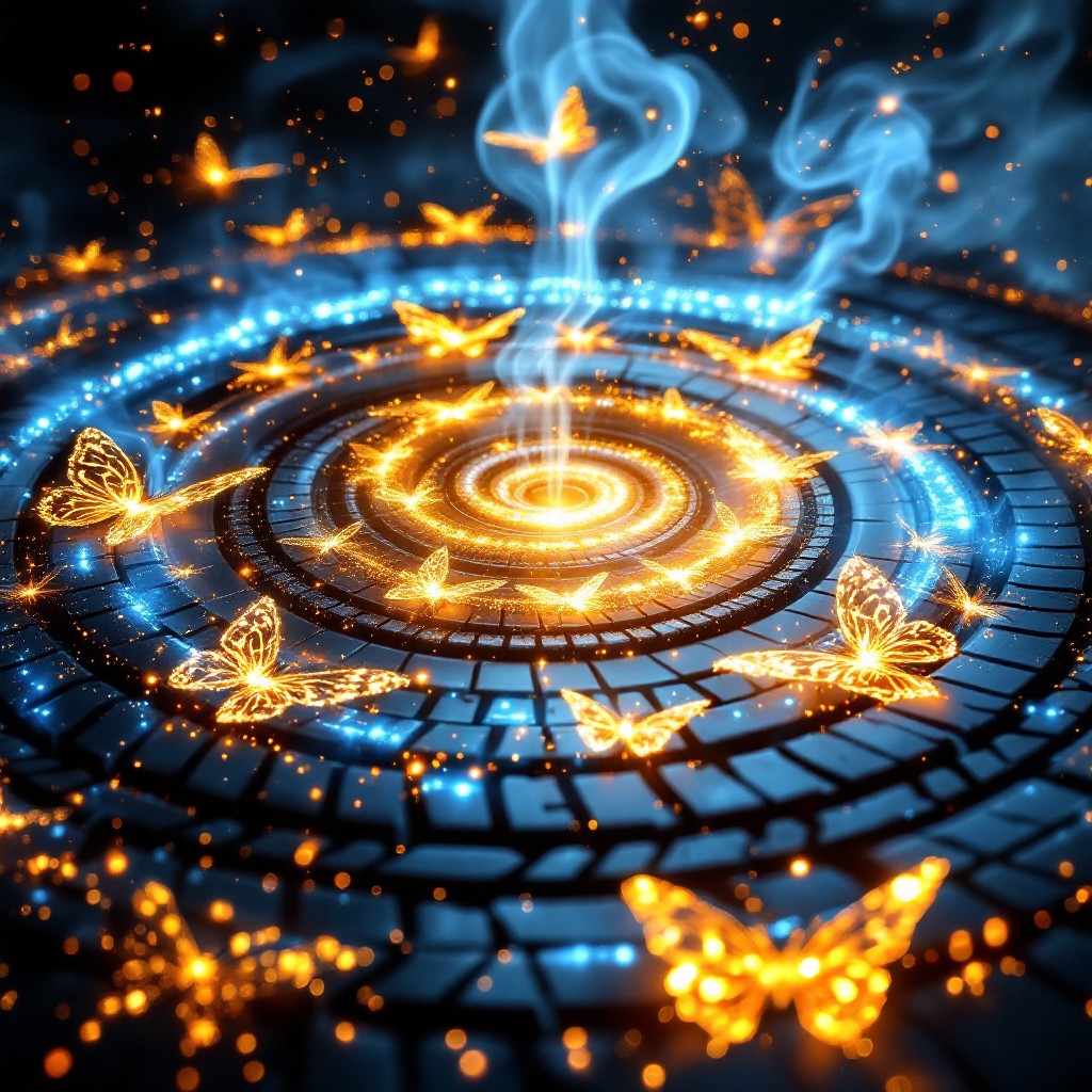 Free Magical Butterfly Spiral Image - Spiral, Butterfly, Magical ...