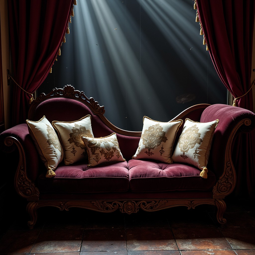 Free Dramatic Burgundy Settee Image - Burgundy, Settee, Vintage ...