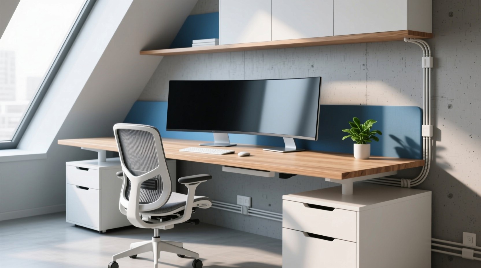 Free Minimalist workspace design Photo - Workspace, Minimalist ...