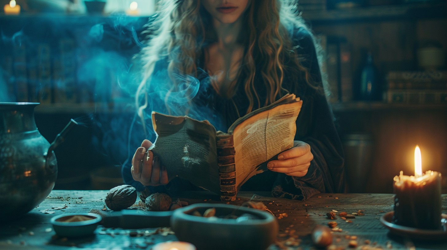 Free Enchanting Spellcasting Moment Image - Mystical, Enchantress ...