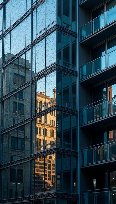 Free Reflective Urban Architecture Image - Skyscraper, Reflection ...