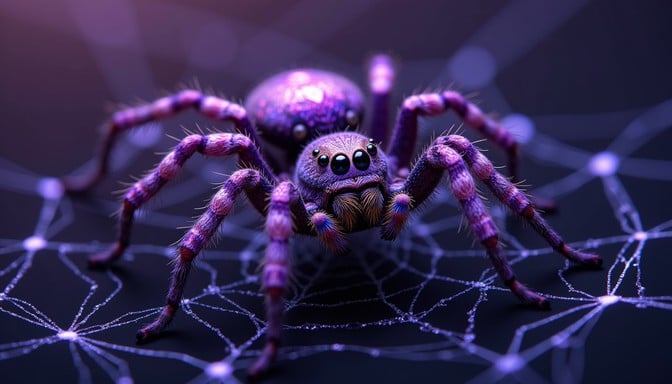Free Purple Spider Web Image - Spider, Arachnid, Purple | Download at ...