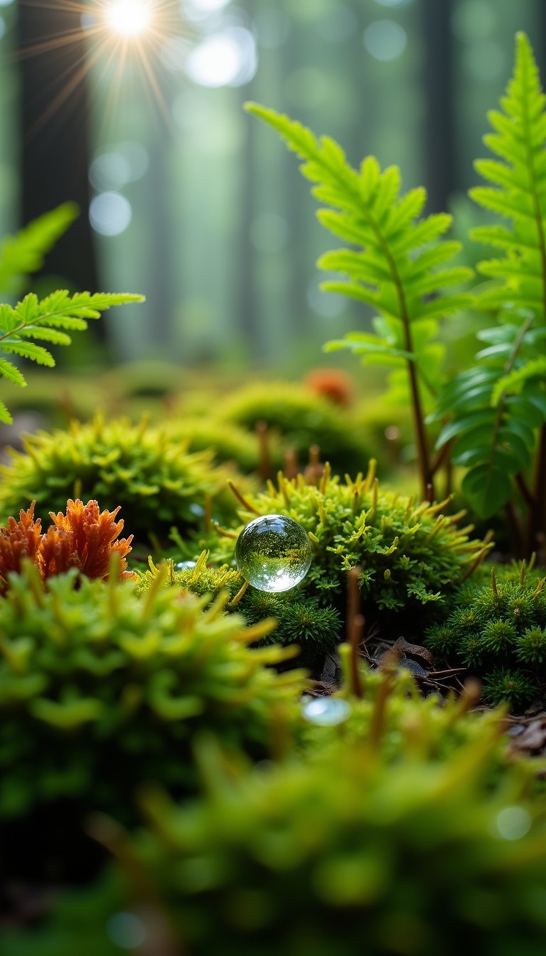 Free Dewy Moss Wonderland Image - Moss, Dew, Forest | Download at StockCake