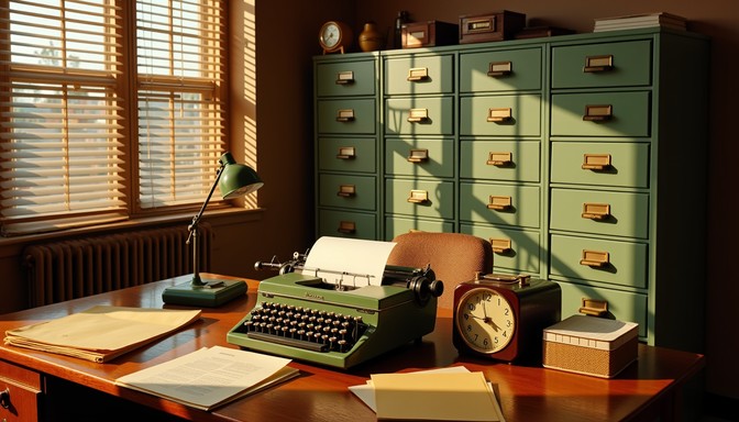 Free Vintage Office Desk Image - Typewriter, Vintage, Desk | Download ...