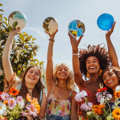 Free Joyful Global Celebration Image - Joy, Friends, Globes | Download ...