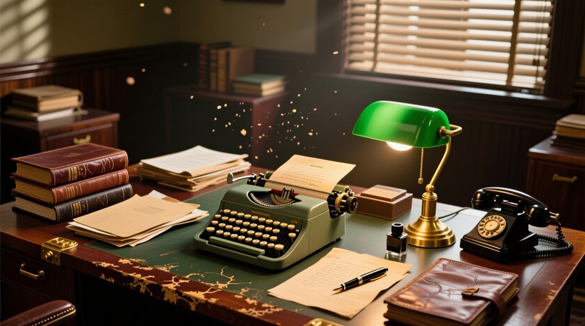 Free Retro Executive Desk Image - Vintage, Office, Desk | Download at ...
