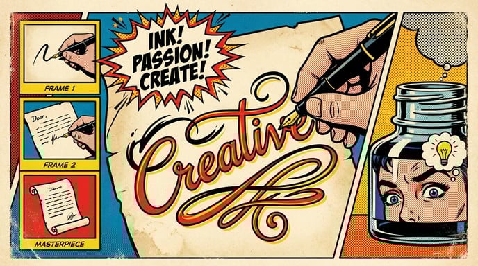 Free Ink Flows Dramatically Image - Illustration, Comic, Popart ...