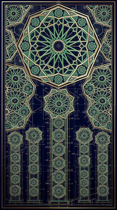 Free Sacred Geometric Majesty Image - Islamic, Geometric, Pattern ...