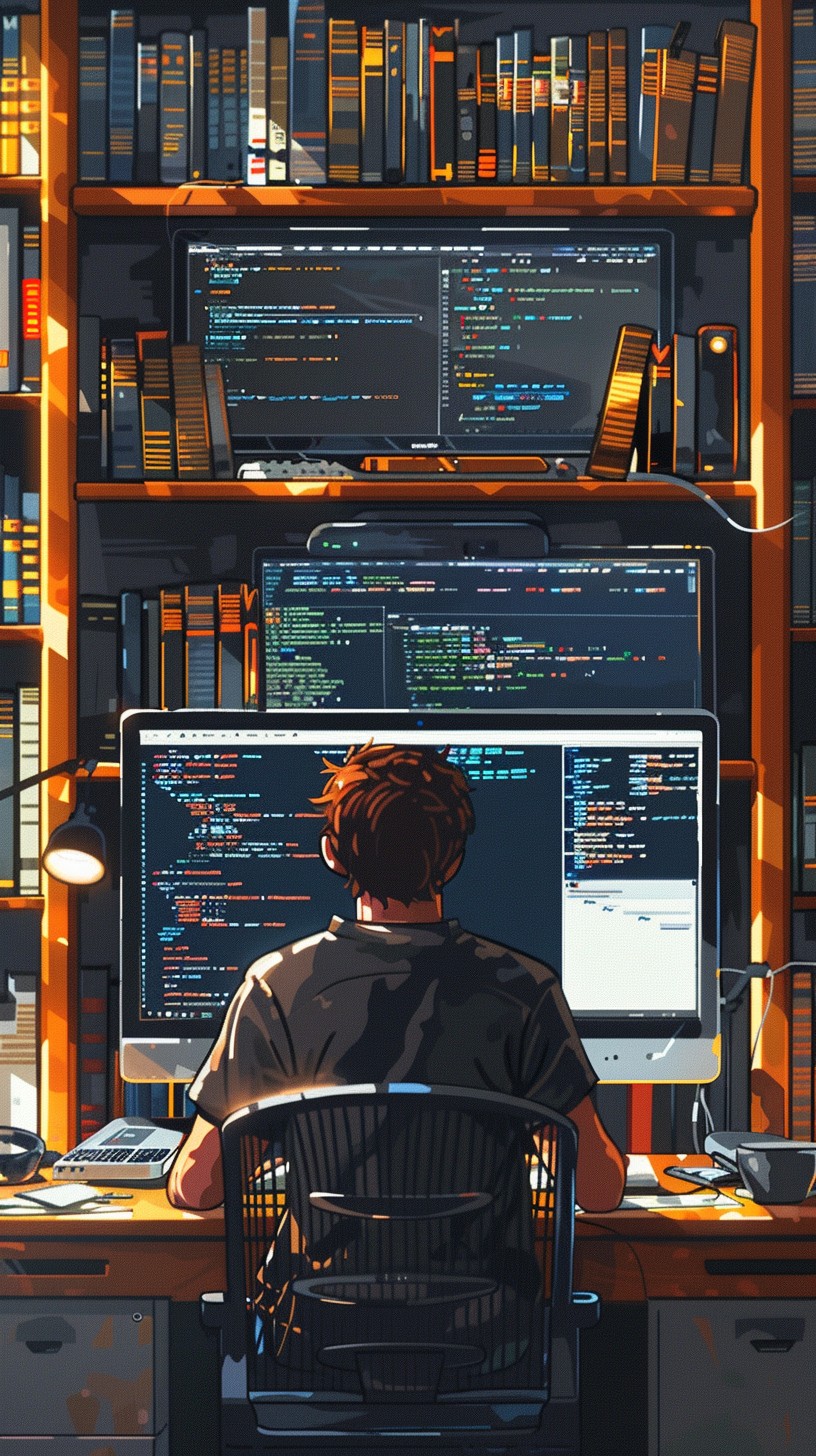 Free Developer at Work Image - Developer, Programming, Computers ...