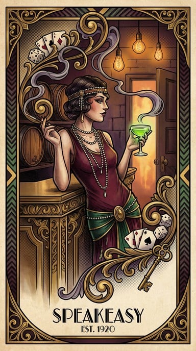 Free Roaring Twenties Glamour Image - Flapper, Speakeasy, Prohibition ...