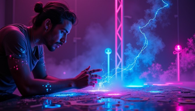 Free Neon Art Creator Image - Cyberpunk, Neon, Holographic | Download ...