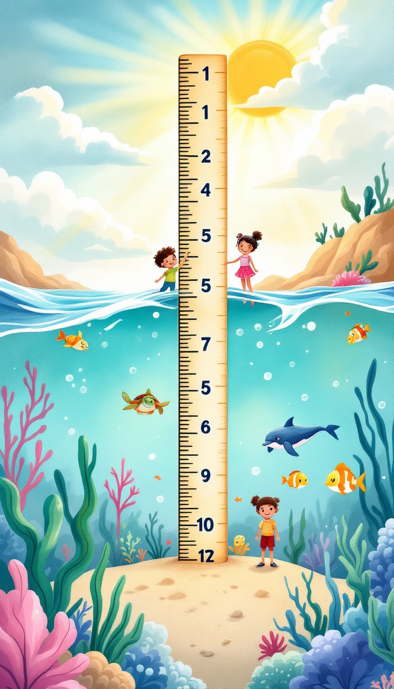 Free Ocean Measurement Adventure Image - Watercolor, Illustration ...