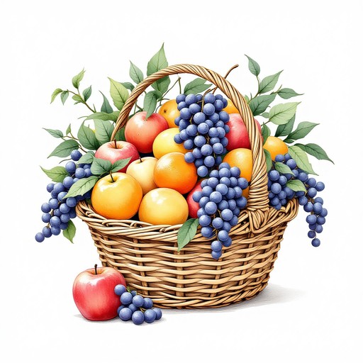Free Bountiful Fruit Basket Image Download At Stockcake