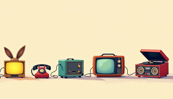 Free Vintage Electronics Timeline Image Vintage Retro Electronics
