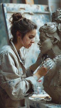 Free Sculptor Shaping Clay Image - Artist, Sculpture, Studio | Download ...