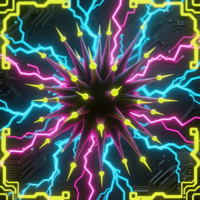 Free Electric Fractal Burst Image | Download at StockCake