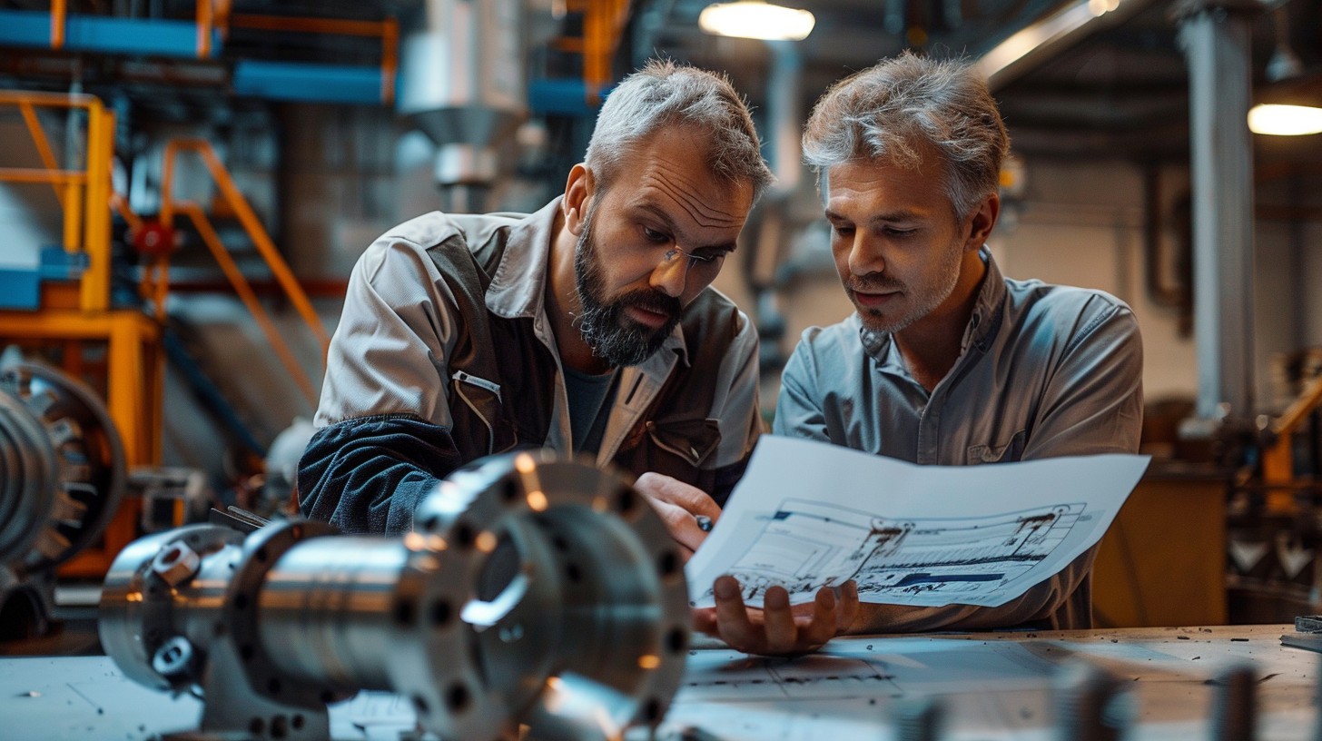 Free Engineers Reviewing Plans Image - Engineers, Factory, Teamwork ...