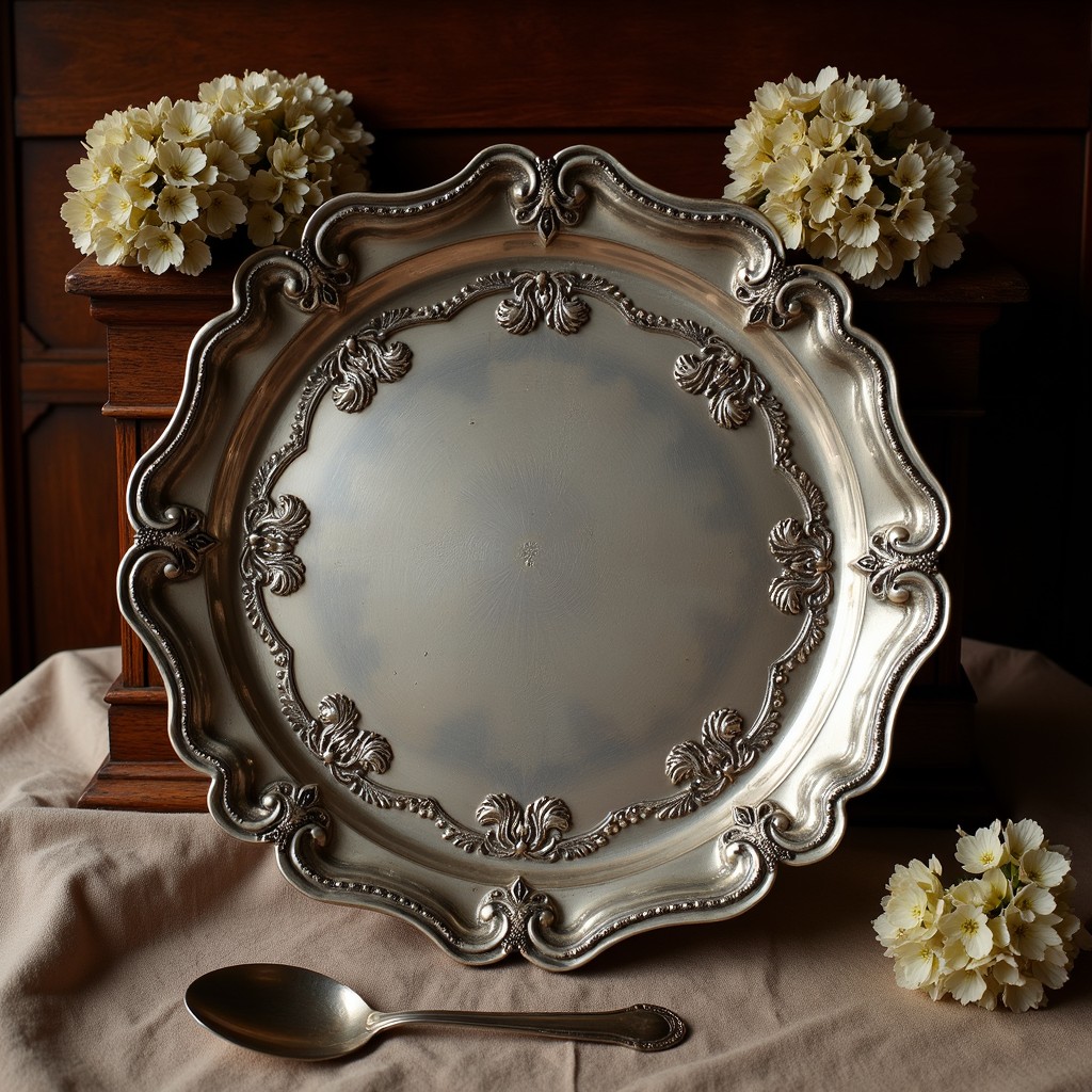 Free Vintage Platter Artistry Image - Silver, Platter, Antique ...