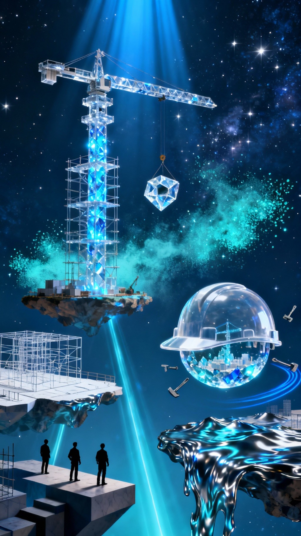 Free Cosmic Construction Dreams Image - Construction, Crane ...