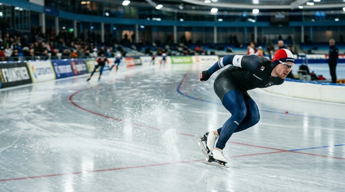 Free Speed Skating Action Image - Skating, Speed, Ice | Download at ...