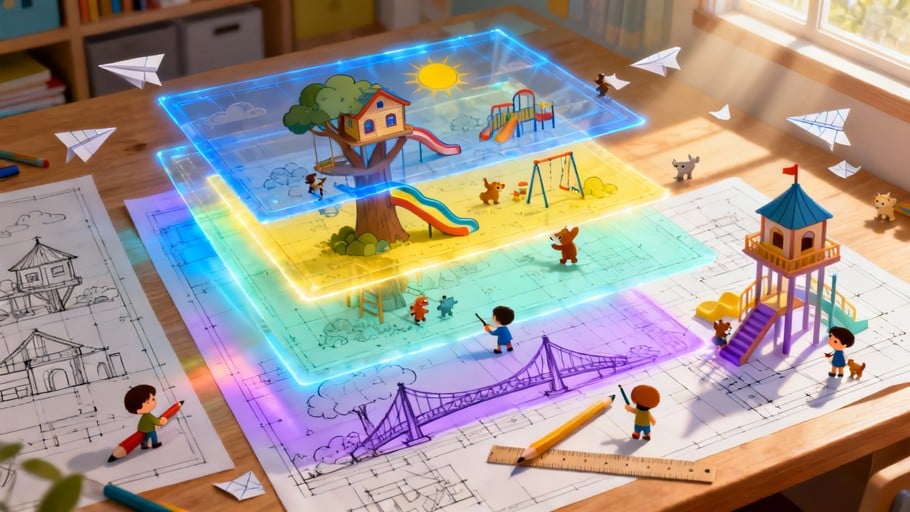 Free Playground Design Magic Image - Blueprints, Playground ...