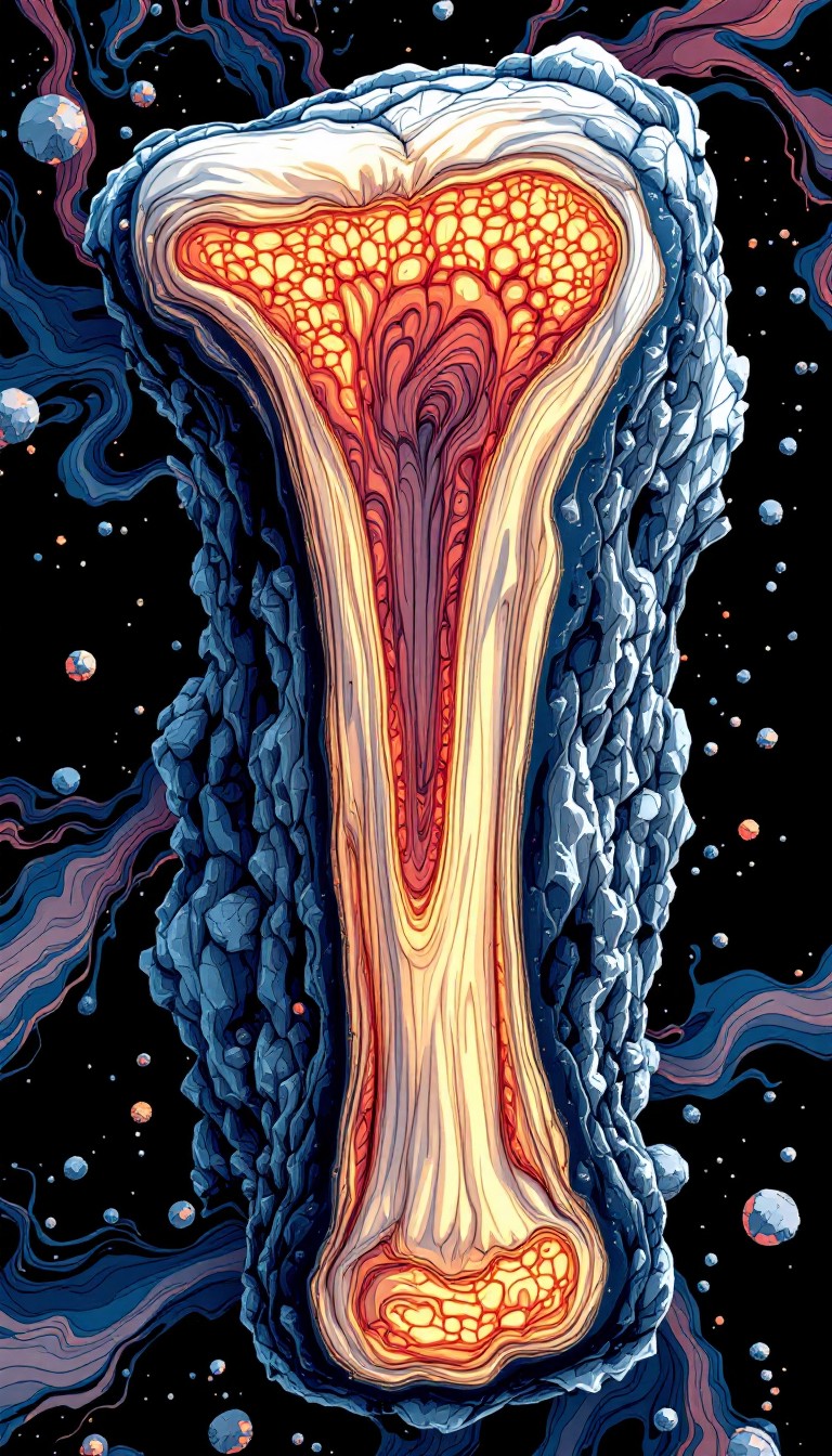 Free Glowing Bone Art Photo - Anatomical, Bone, Cellular | Download at ...