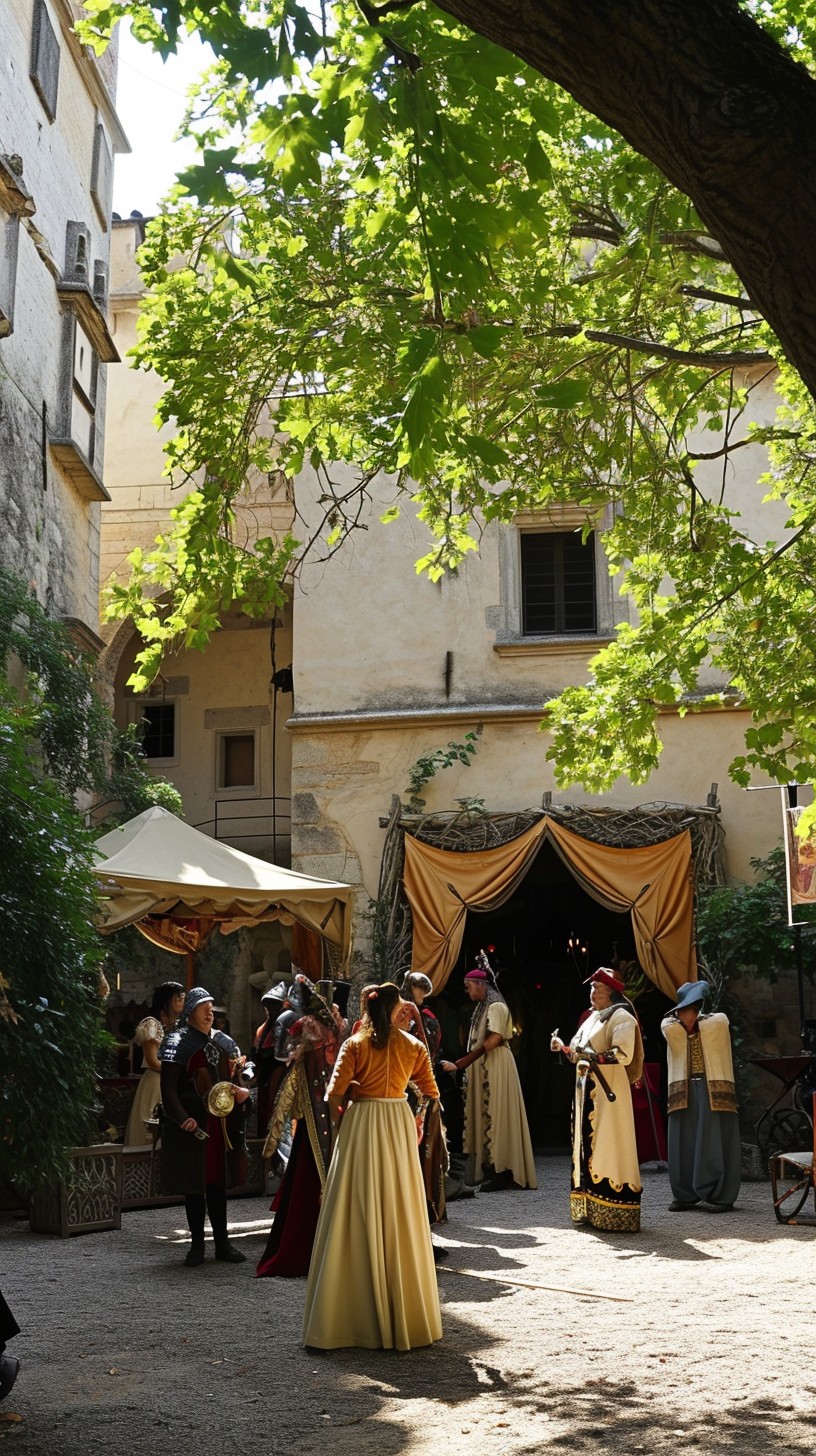Free Historical Costume Gathering Image - Historical, Costumes ...