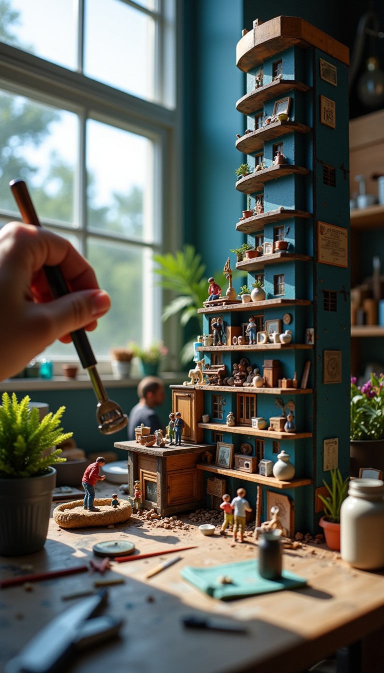 Free Miniature world crafting Image - Miniature, Diorama, Crafting ...
